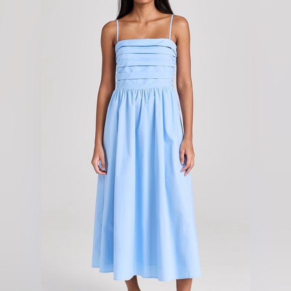 Wayf | Dresses | Wayf Sammie Pleat Midi Dress | Poshmark